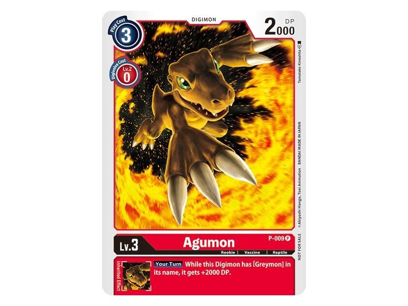 Agumon – P-009 (Special Box Promotion Pack) Digimon Promotion Cards - Smart Move Games