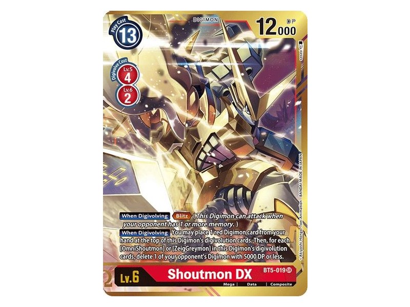 Shoutmon DX (Alternate Art) – Battle of Omni - Smart Move Games